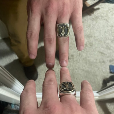 Cross of Lorraine Magnum PI Team Ring Sterling Silver 925 - Etsy