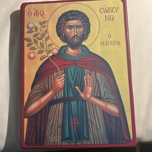 Handmade Mounted Icon the Parable of the Prodigal Son & the Older ...