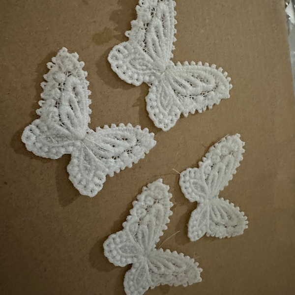 Butterfly 3D Three-dimensional, 3 Dimensional FSL Free Standing Lace ...