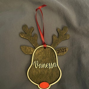 Santa and Mrs. Clause Custom Name Christmas Stocking Tag - Etsy