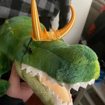 Croc Loki Crown 3D Print DIY Cosplay Helmet Norse Mythology Replica ...