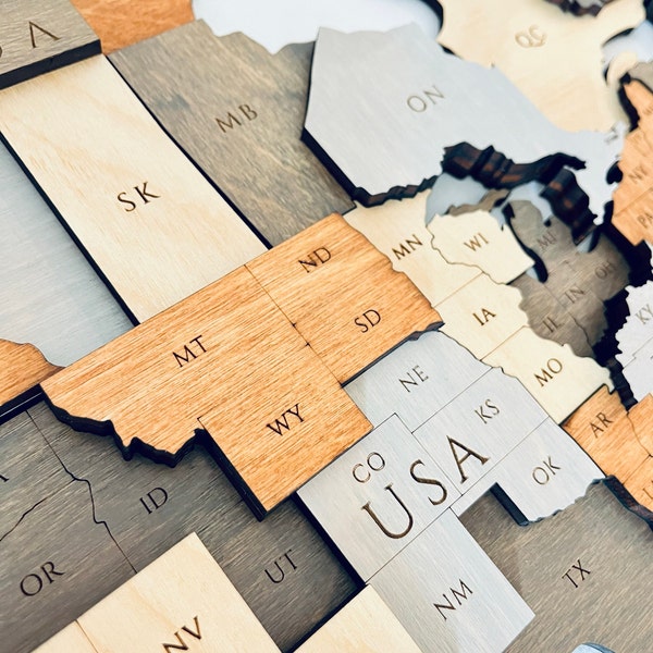 Map of the World 3D, Laser Cut File, SVG, EPS, DXF, Cdr, Pdf ...