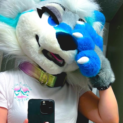 Trans Flag Fursuit Tail Nub - Etsy