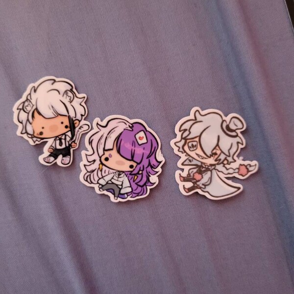 BSD Mini Stickers - Etsy