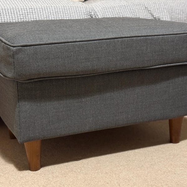 Modern Square Chunky Block Furniture Legs 90mm High Wooden Replacment ...