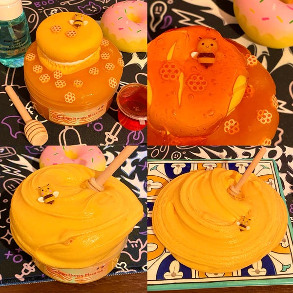 Tangerine Temptation Bingsu Slime Crunchy Slime Bubble Popping Slime ...