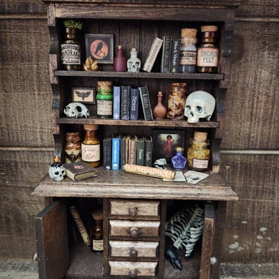 Custom Themed Miniature Cabinets - Etsy