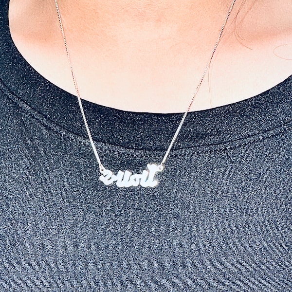 Gujarati Name Necklace, Gujarati Font Necklace, Gujarati Name Pendant ...