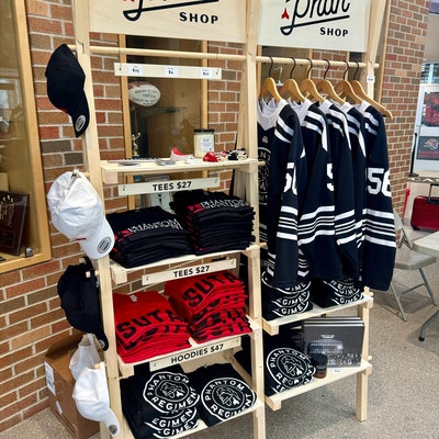 Vendor Table VC-04-C-W-NT With Branded Panel and Castor Wheels ...