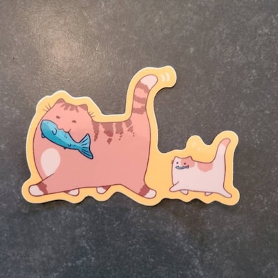 Pink Snake Cherry Blossom Sticker / Vinyl Sticker / Snake / - Etsy