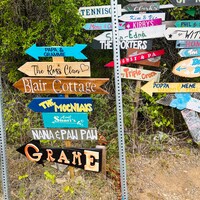 Large Custom Distressed Wood Arrow Signs PER ARROW Eco Friendly ...