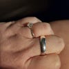 Tungsten Ring Set, Galaxy Meteorite Ring, His & Hers Tungsten Wedding ...