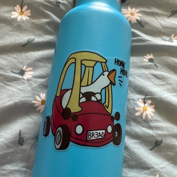 Goose Road Rage Transparent Vinyl Sticker// Meme Goose Sticker Vinyl ...