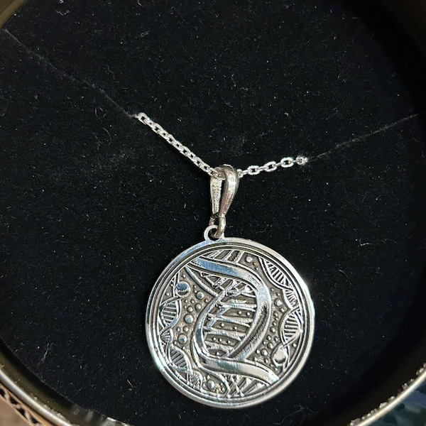 14k Gold Griffon Necklace, Sterling Silver Celestial Pendant, Mythical ...