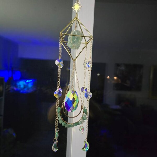 Wall Hangings/ Crystal Wall Hanging/ Wall Art/ Wall Banner/ Butterfly ...