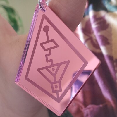 First Ones luvd Emblem Laser Cut Acrylic Necklace Inspired by Entrapda ...