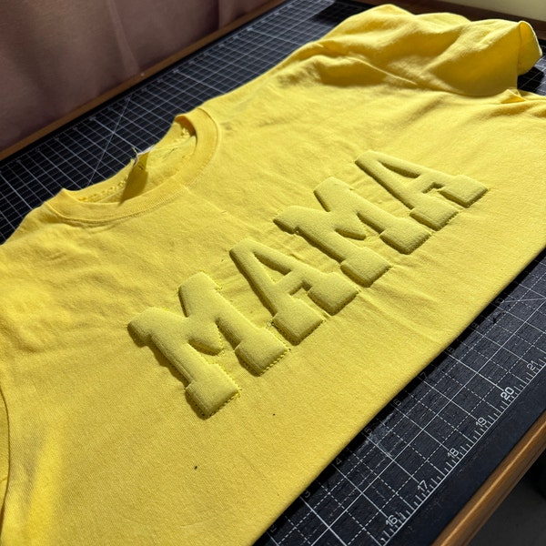 Embossed 3D Puff Embroidery Font - Puff Foam Embroidery Font - Puffy ...