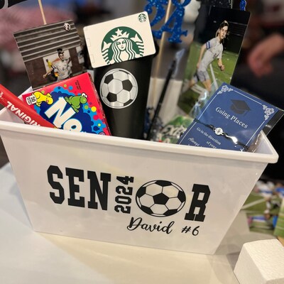 Personalized Sports Sport Graduation Gift Basket Baseball Senior 2025 ...