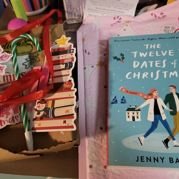 HOLIDAY Blind Date With a Book Gift Set, Book Lover Christmas Gift ...
