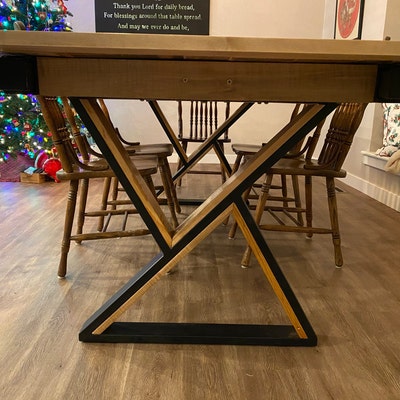 H 28 Inch, Dining Table Legs, Z Shape, 1 Pair, SS310 - Etsy