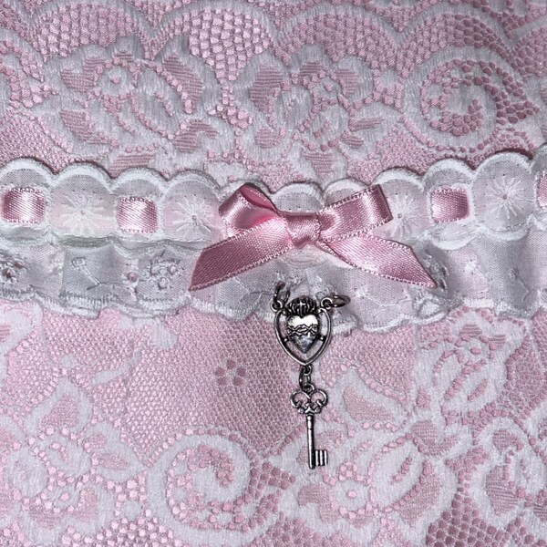 Secret Key & Bow Stainless Steel Chain Necklace - Etsy