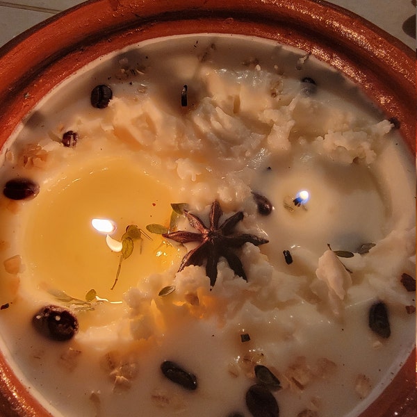 Small Cazuelita Candles | Hand Made Mexican Candles| Authentic Mexican ...