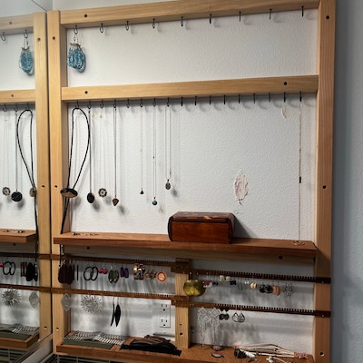 16 Earring Holder Slats Iorganize® DIY Organizer 9 Colors 3 Styles ...