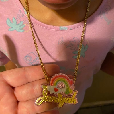 Custom Spongebob Necklace-cartoon Character Name Necklaces Spongebob ...