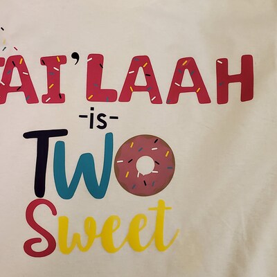 Birthday Donut Svg Cut File,sweet Donut Svg Design,two Sweet Svg ...