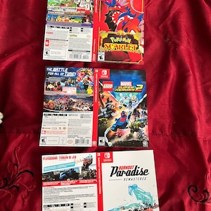 NINTENDO NES Custom Replacement Game Storage Case and Art, 100's of ...