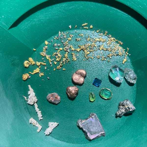 Precious Metal Ore Specimen 49g Gold, Silver, Platinum and More Sourced ...