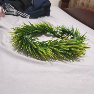 Haku Lei Head Lei Ti Leaf Lei , for Dance Costume, Wedding, Special ...
