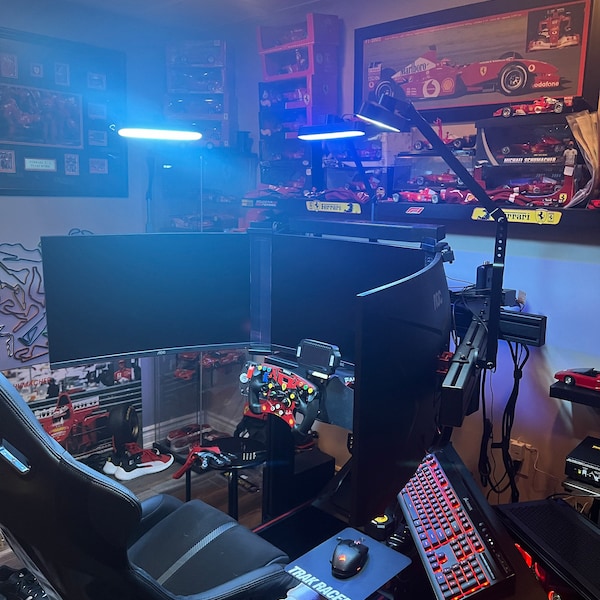 Hue Play Bar Light Mount for Sim Racing | Flight Rig | Adjustable ...