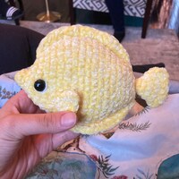 PATTERN: Yolly the Yellow Tang Pattern - Amigurumi Fish Pattern ...