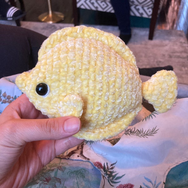 PATTERN: Yolly the Yellow Tang Pattern - Amigurumi Fish Pattern ...