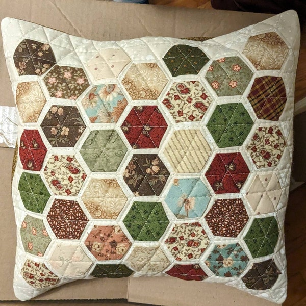 Charming Hexagon Pillow Pattern PDF - Etsy