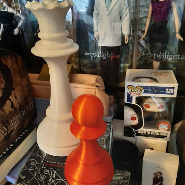 Decorative XL Chess Piece. 3D Printed King & Queen Chess Pieces - Etsy