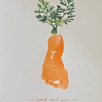 4 X Easter Handprint Footprint Craft Art PACK / Bunny Carrot Chick ...