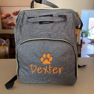 Personalized Pet Tote Backpack Pet Bag Personalized Dog - Etsy
