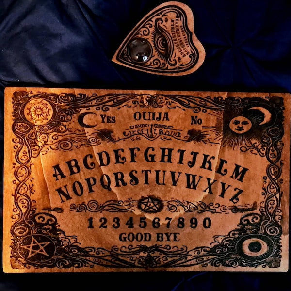 Ouija, Baphomet, Ouija Table, Ouija Board, Planchette, Esotericism ...