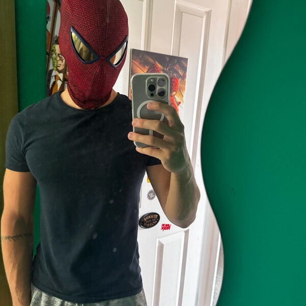 Spider Man 2 Black Mask, Amazing Spider Man, Cosplay, Halloween Gift ...