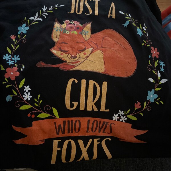 Fox Shirt, Foxes T Shirt, Fox Shirts, Fox Birthday Present, Foxes Gift ...