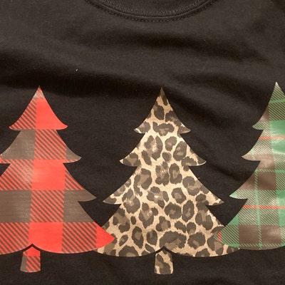 Buffalo Plaid Cheetah Tree Svg,christmas Tree Svg,merry Christmas Svg ...