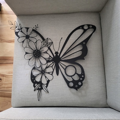 Spring Butterfly Metal Wall Art Home Decor - Etsy