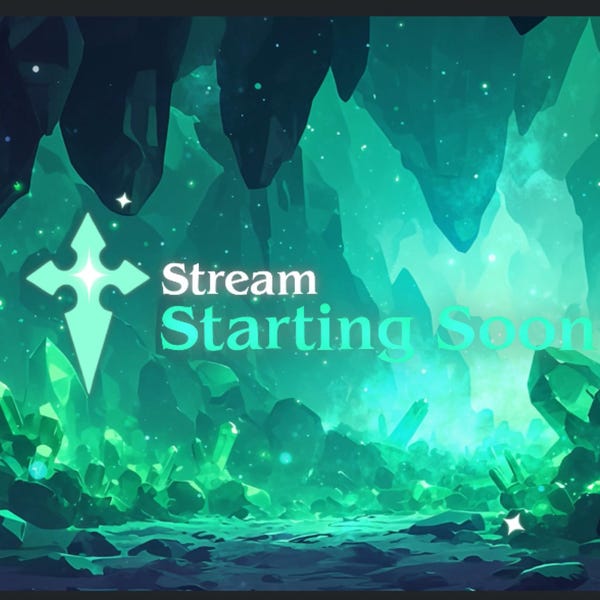 Ice Crystal Stream Overlay Package for Twitch | Cute Twitch Pack | OBS ...