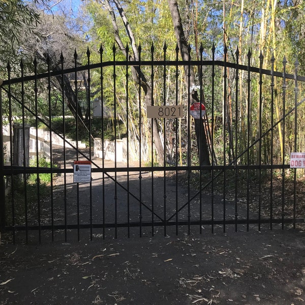 COPPER ADDRESS SIGN, Outdoor Signs, Brushed Copper Finish, Modern ...