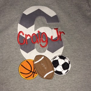 Sports Ball Combo 2 Applique Machine Embroidery Design INSTANT - Etsy