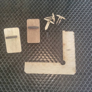 Xtool D1 Honeycomb Riser & Alignment Feet Universal Set Lightburn SVG ...