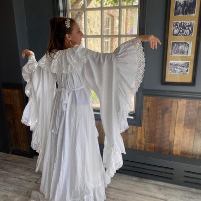 Victorian Peignoir, Vintage Negligee, Victorian Robe, Edwardian ...