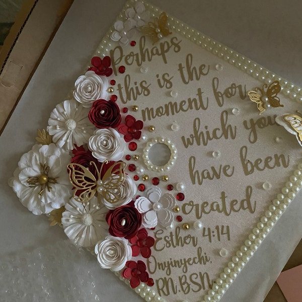 Custom Graduation Cap Topper Personalized Grad Cap Senior Class of Gift ...